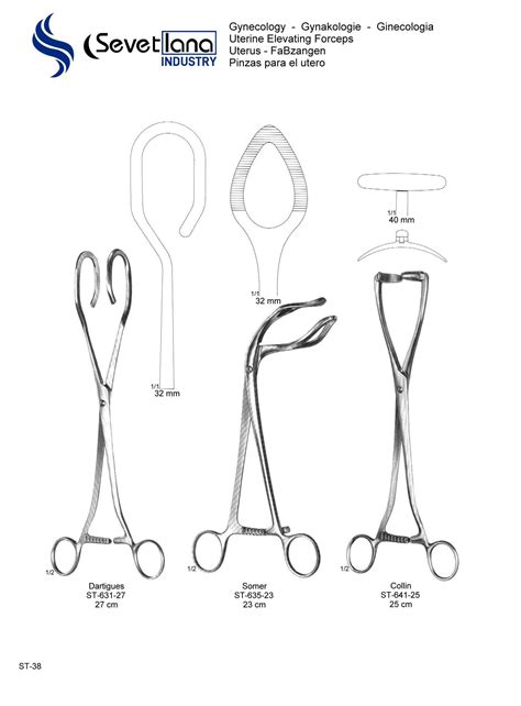 Uterine Elevating Forceps Sevetlana Industry Manufacturer And