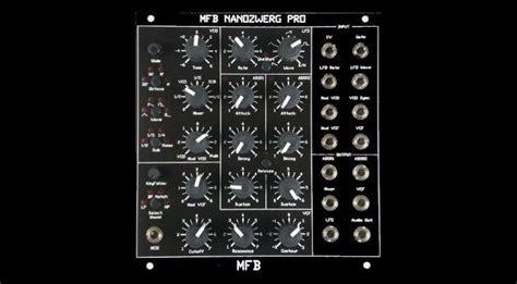 MFB Nanozwerg Pro Synthesizer Im Eurorack Format