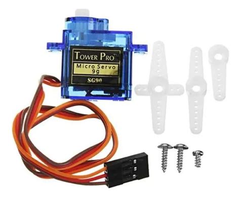 Micro Servo Motor Tower Pro 9g Sg90 Com Acessórios Arduino Mercadolivre