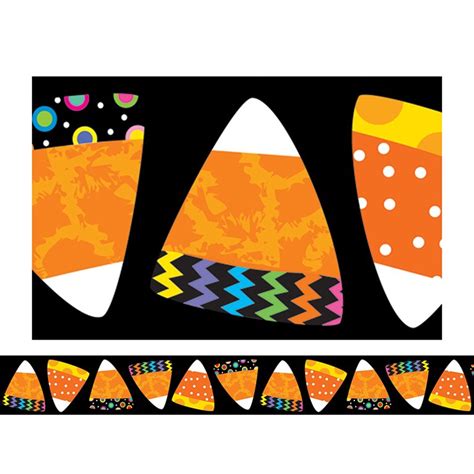 Halloween Candy Corn Borders