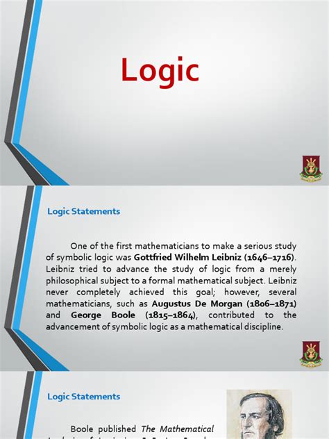 Gec104 Logic Pdf Mathematical Logic Mathematics