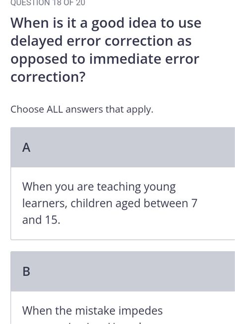 QUESTION 18 OF 20 When Is It A Good Idea To StudyX