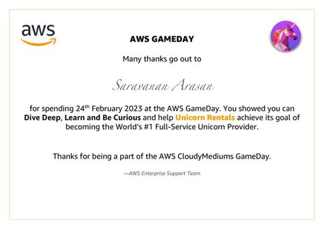 Saravanan Arasan On Linkedin Aws Gameday