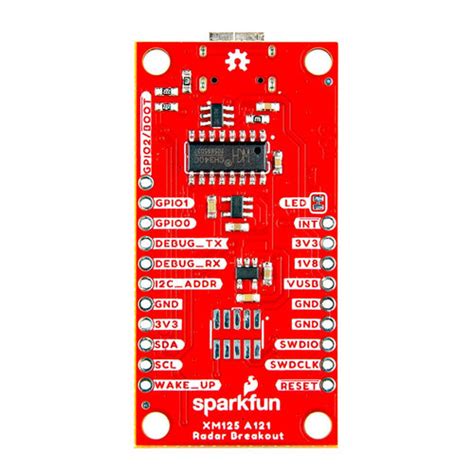 Sparkfun Pulsed Coherent Radar Sensor Acconeer Xm125 Qwiic The Pi Hut