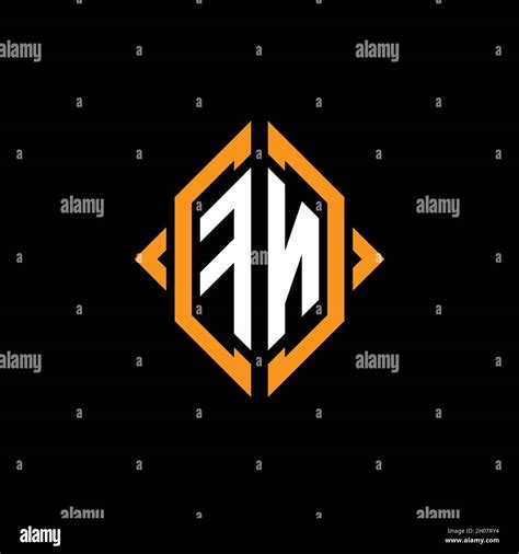 Fs Monogram Geometric Shape Style Template Monogram Initial Design