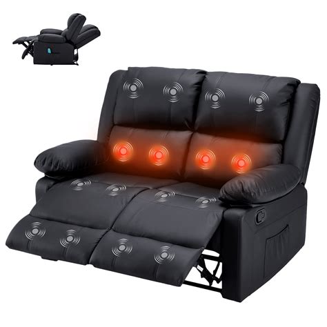 Yodolla 2 Seater Electric Massager Recliner Sofa With Heated Function