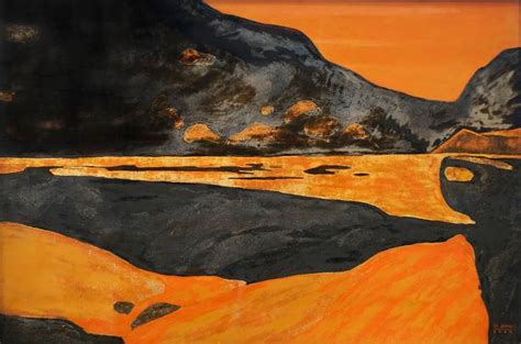 Red Sunset Painting By Patron Art Space Saatchi Art