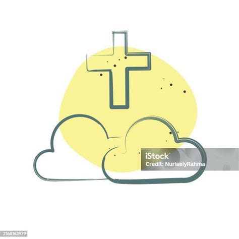 아이콘 천국 Seath 기호와 관련이 있습니다 색상 별점 스타일 간단한 일러스트레이션 3차원 형태에 대한 스톡 벡터 아트 및 기타 이미지 3차원 형태 개념 과부