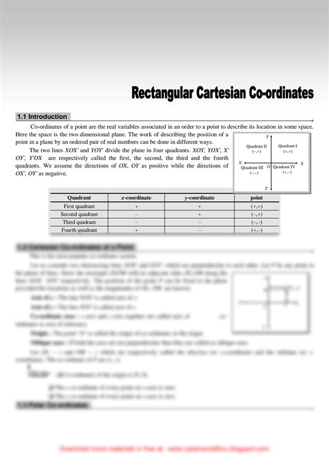 Solution Rectangular Cartesian Coordinates Studypool
