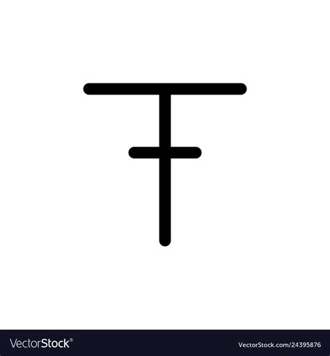 Format Strikethrough Text Icon Element Royalty Free Vector