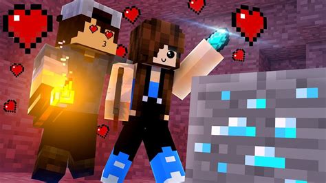 Minha Namorada Encontrou Diamantes No Minecraft Youtube