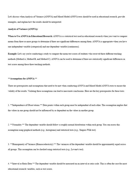 sample statistics qs pdf analysis of variance statistics