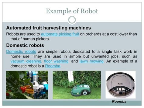 1 Introduction To Robot Pptx Robotics Technology And Computing