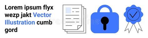 data security with document protection and quality assurance stock