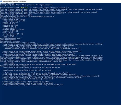 create site not happening through chef but working through manual