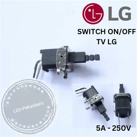 Jual Switch Tv Lg Saklar Power On Off Tombol Button Pin Bengkok Shopee Indonesia