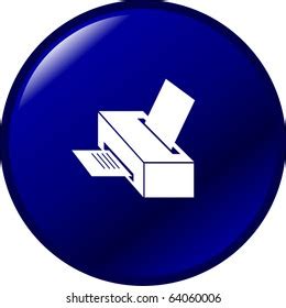 Printer Button Stock Illustration Shutterstock