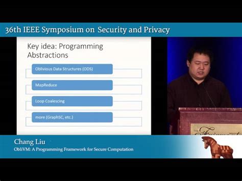 Ieee Symposium On Security And Privacy Talk Oblivm A Programming