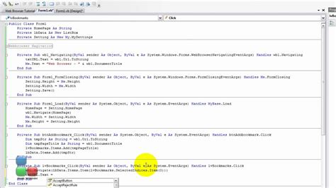 How To Make A Webbrowser 2008 Pt5 Youtube