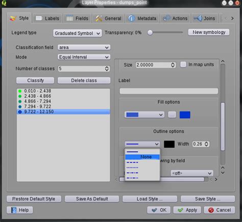 Removing Border Of Symbol In QGIS Geographic Information Systems Stack Exchange