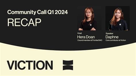 Victions Q1 2024 Community Call Recap