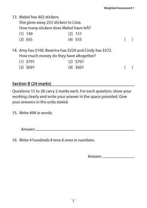 primary 2 mathematics weighted assessments openschoolbag
