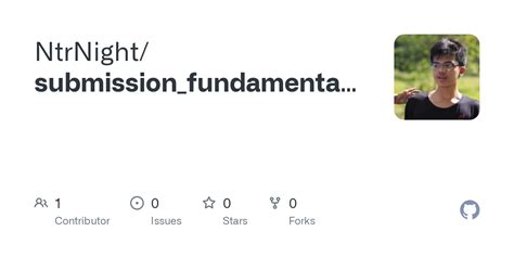 GitHub NtrNight Submission Fundamental Front End Dicoding