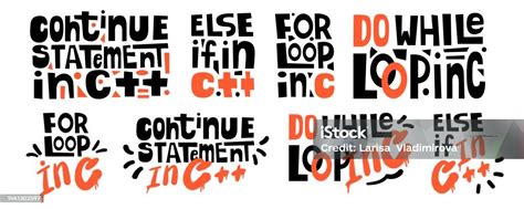 set with phrases in english for programmers and coders banner