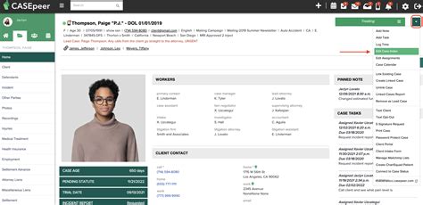 edit case type casepeer