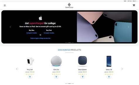 ECommerce Vue Js Examples