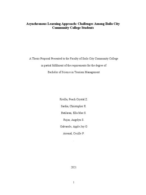 asynchronous learning approach challenges among iloilo city community