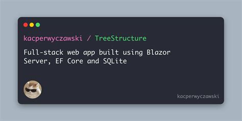 Github Kacperwyczawskitreestructure 🌳 Full Stack Web App Built Using Blazor Server Ef Core