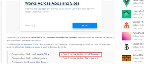 谷歌浏览器安装selenium Ide插件selenium Ide插件用法