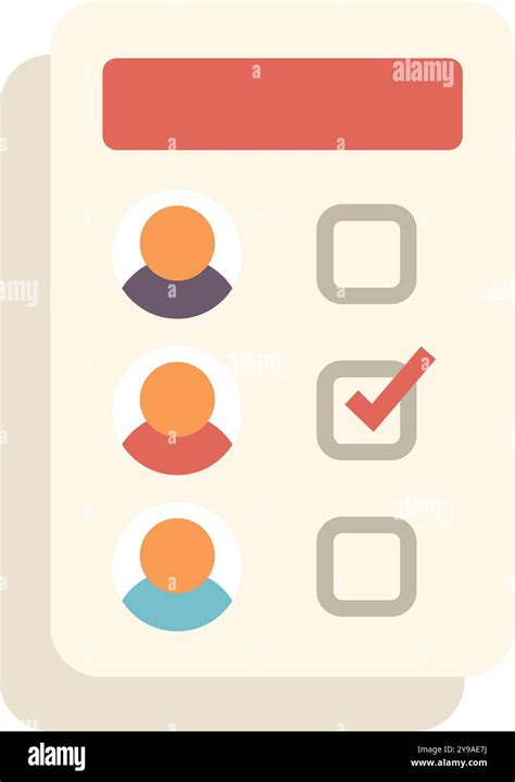 document is showing a list of candidates with a checkbox next to each
