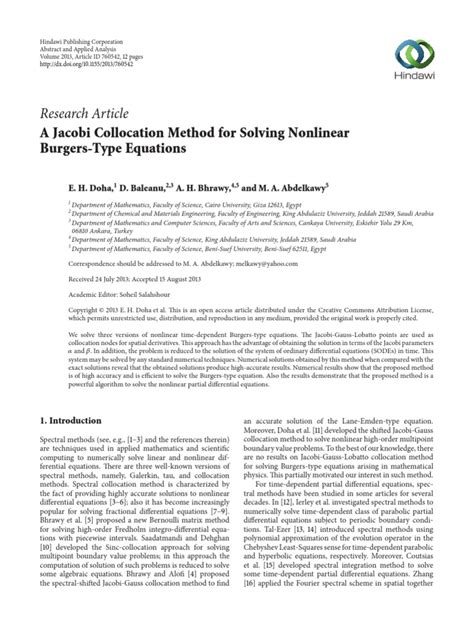 A Jacobi Collocation Method For Solving Nonlinear Burgers Type