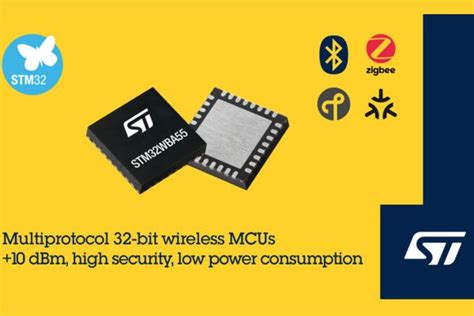Stmicroelectronics Debuts Secure Wireless Microcontrollers