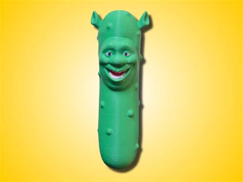 Shrickle Ogre Pickle Cursed Pickle Meme T Etsy