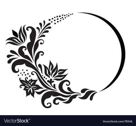 floral element royalty free vector image vectorstock
