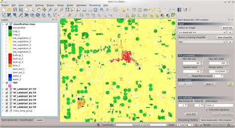 From Gis To Remote Sensing Update Semi Automatic Classification