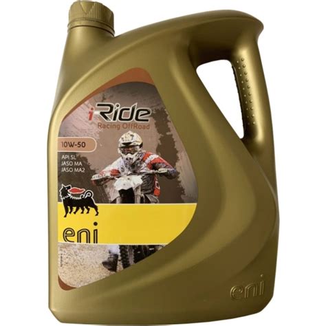 Моторное масло ENI i-Ride racing offroad 10W-50 синтетическое 4 л ...