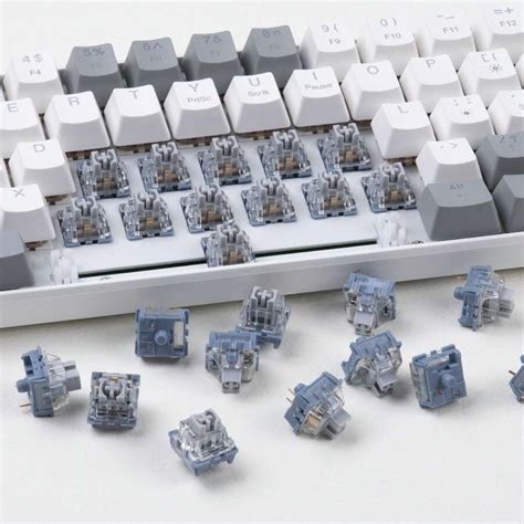 Magegee Magegee 110pcs Blue Whale Linear Keyboard Switches 3 Pin 50gf