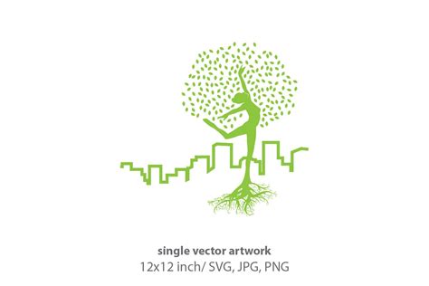 Tree Woman Mother Earth Vector Graphic By Biljanacvetanovic Creative Fabrica