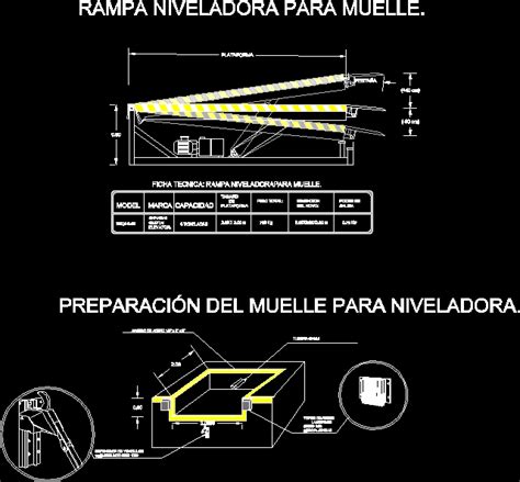 Detail Level For Hydraulic Dock DWG Detail For AutoCAD Designs CAD
