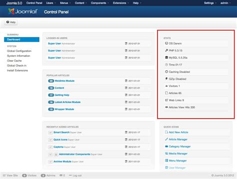 Quelques éléments Sur La Future Interface De Joomla 30