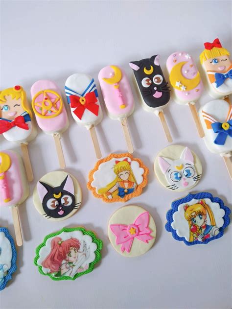 Cookies Sailor Moon Icepop Sailor Moon Cakesicles Sailor Moon Popsicles Sailor Moon