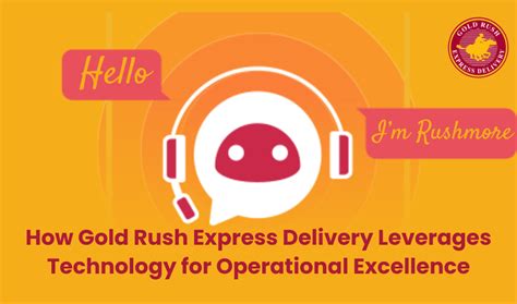 How Gold Rush Express Delivery Leverages Technology For Operational