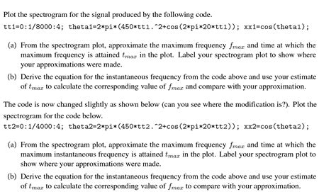 Matlab Hw2 Please Show Full Code For Generating