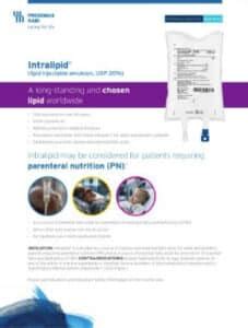 Intralipid Fresenius Kabi Committed To Life