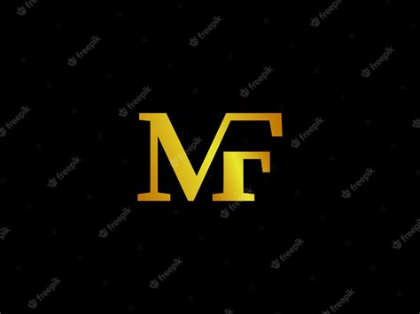 Premium Vector | The logo for the brand mf