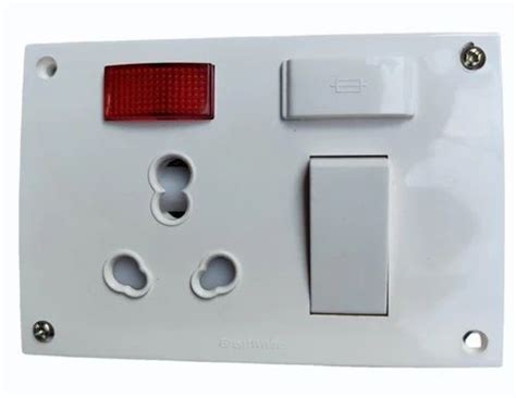 5a Penta Modular Switch Socket Combination Plastic At ₹ 100 Piece In Pune